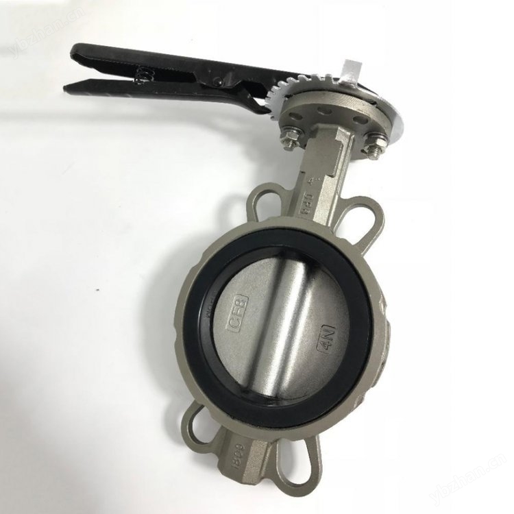 上海沪工精工良工D71X-16铸铁对夹式蝶阀//不锈钢四氟-仪表网